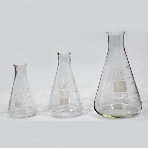 Frasco Cónico Erlenmeyer - Cristalería General - Utest Material Testing ...